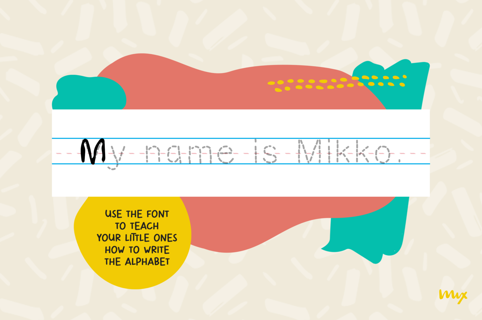 Mix Fonts - Mix Stitch (Regular, Lite and Demi)