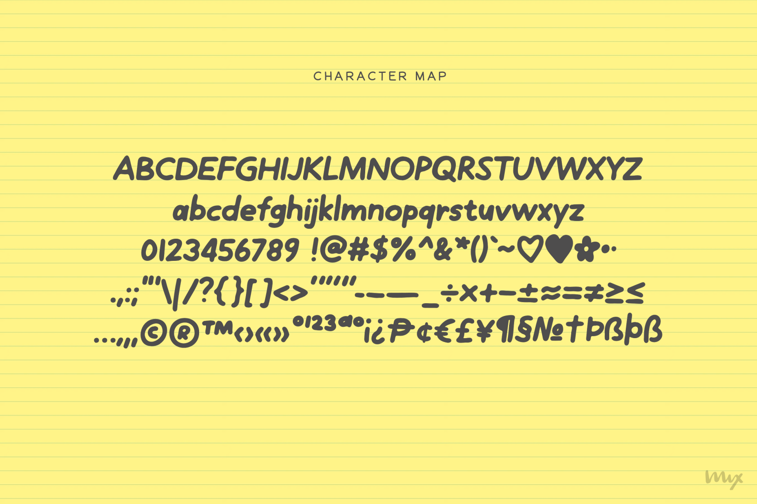Mix Fonts - Mix Cheat Sheet